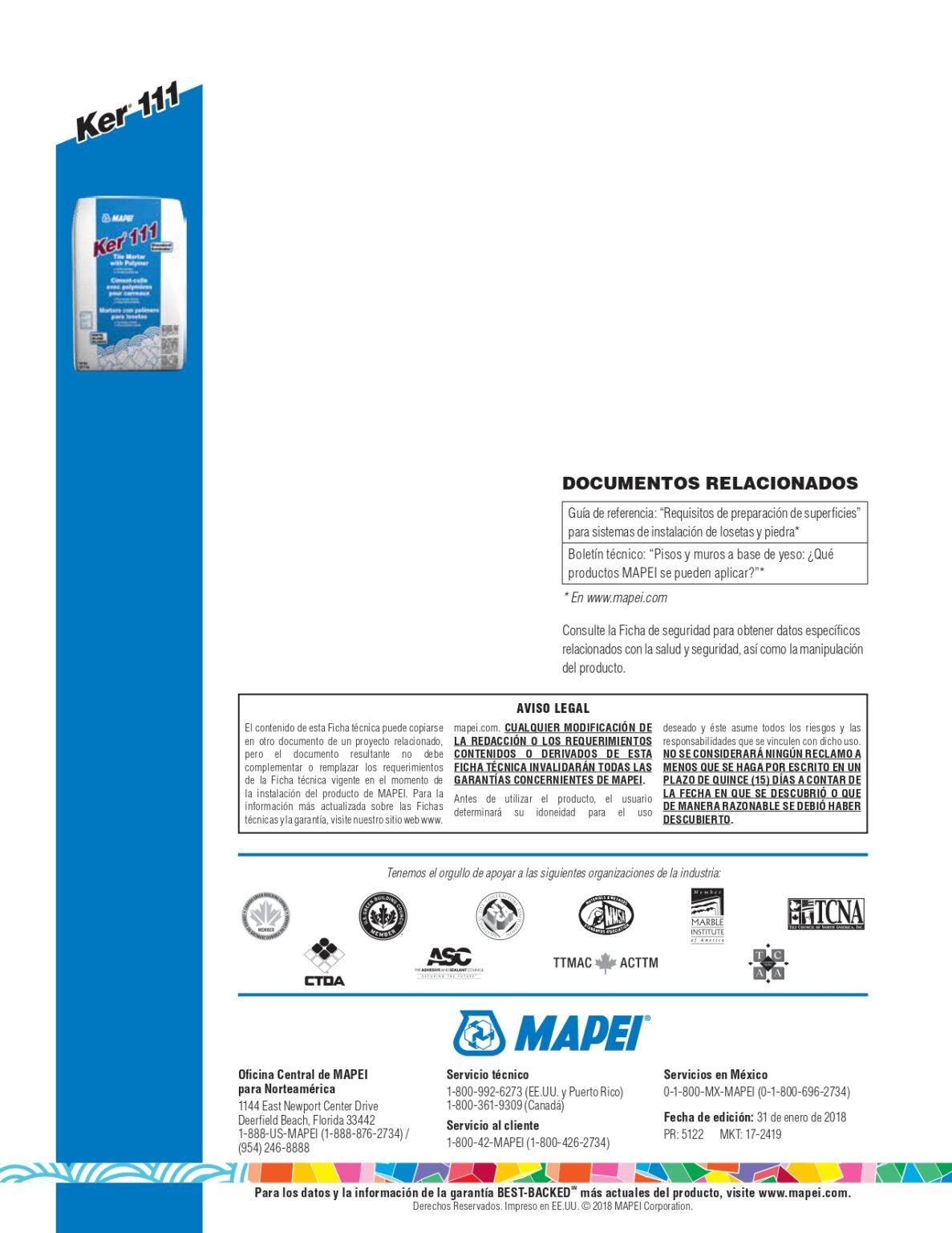 Cemento Ker 111 White Polymer Mortar – La Iberica