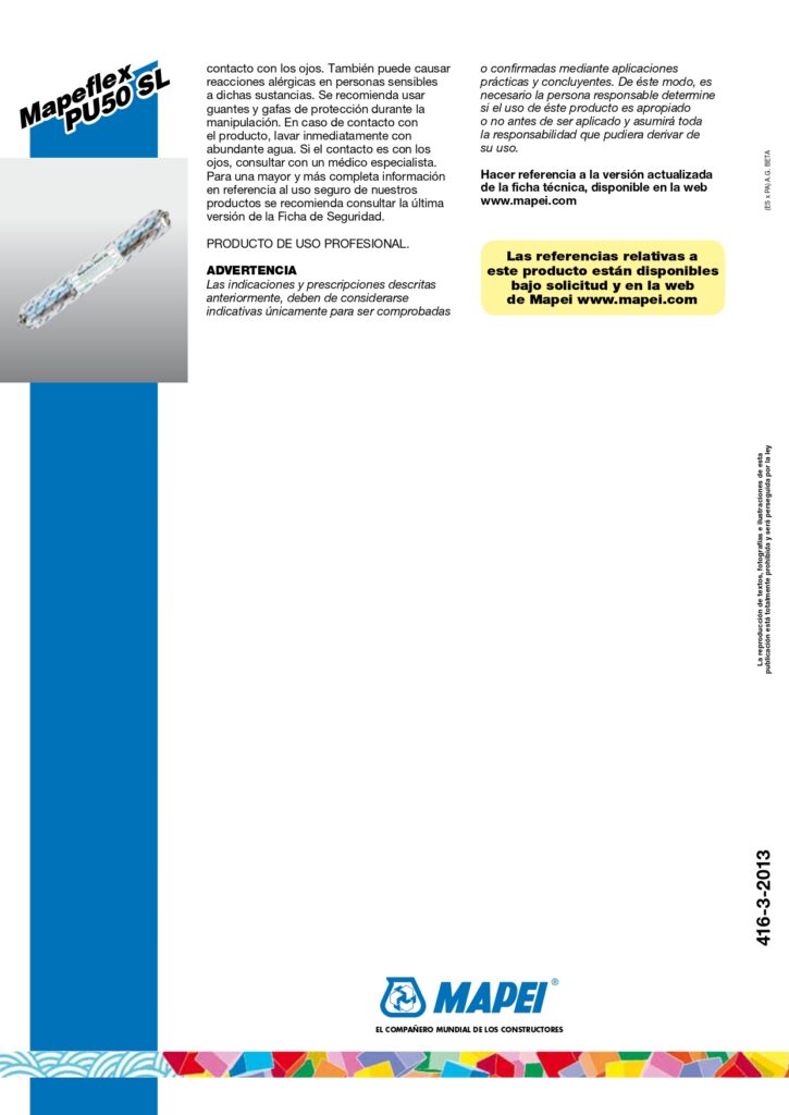 Sellador Mapeflex PU 50SL – La Iberica