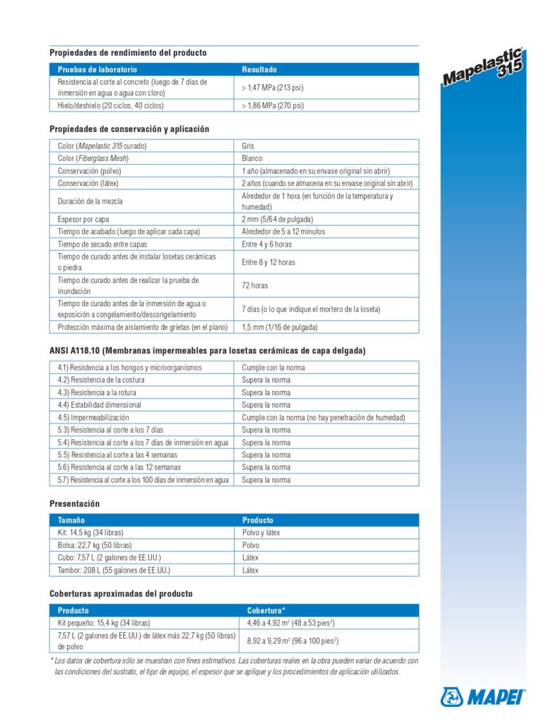 Mapelastic 315 50 Lb – La Iberica
