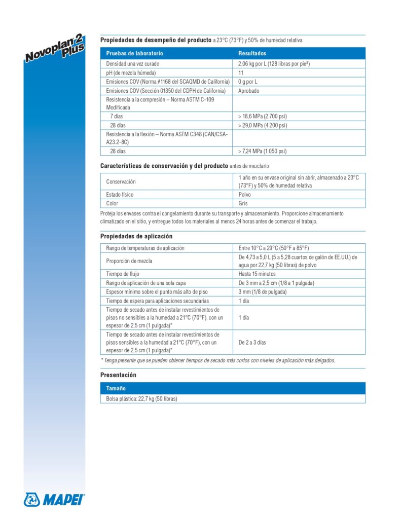 Mortero Novoplan 2 Plus – La Iberica